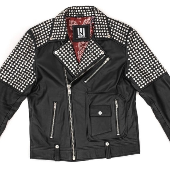 master | Jackets & Coats | Master Hellraiser Leather Jacket Black Xl ...